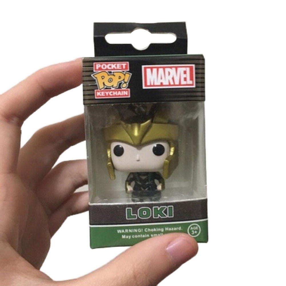 Funko Pop! 2" Marvel Avengers Keychain LOKI Action Figure Keyring Toys ...