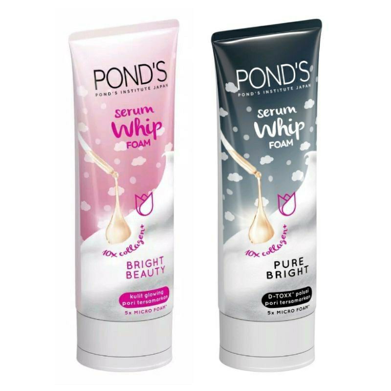 Pond 's Ponds Bright Beauty / Pure Beauty Whip Foam 100gr | Shopee Malaysia