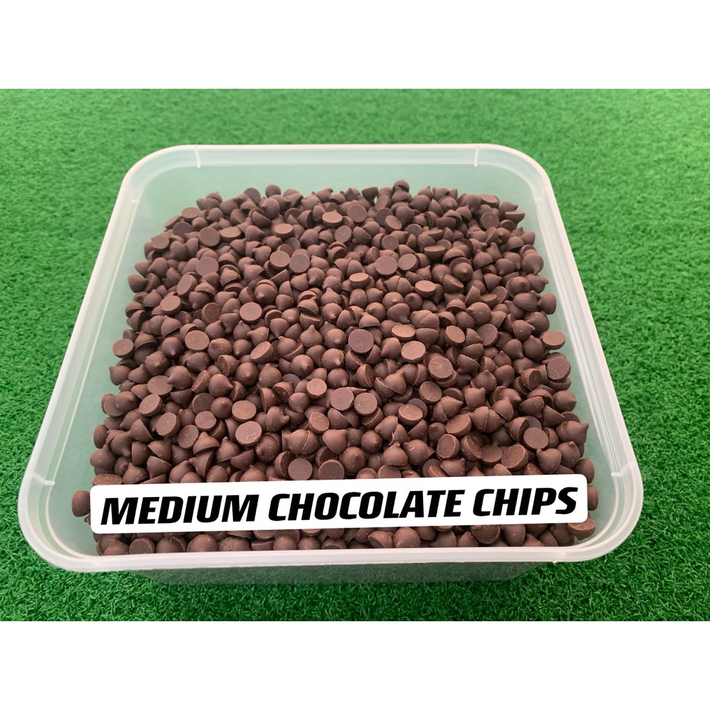MEDIUM CHOCOLATE CHIPS / MEDIUM CHOCOLATE CHIPS 1KG (PREMIUM) | Shopee ...
