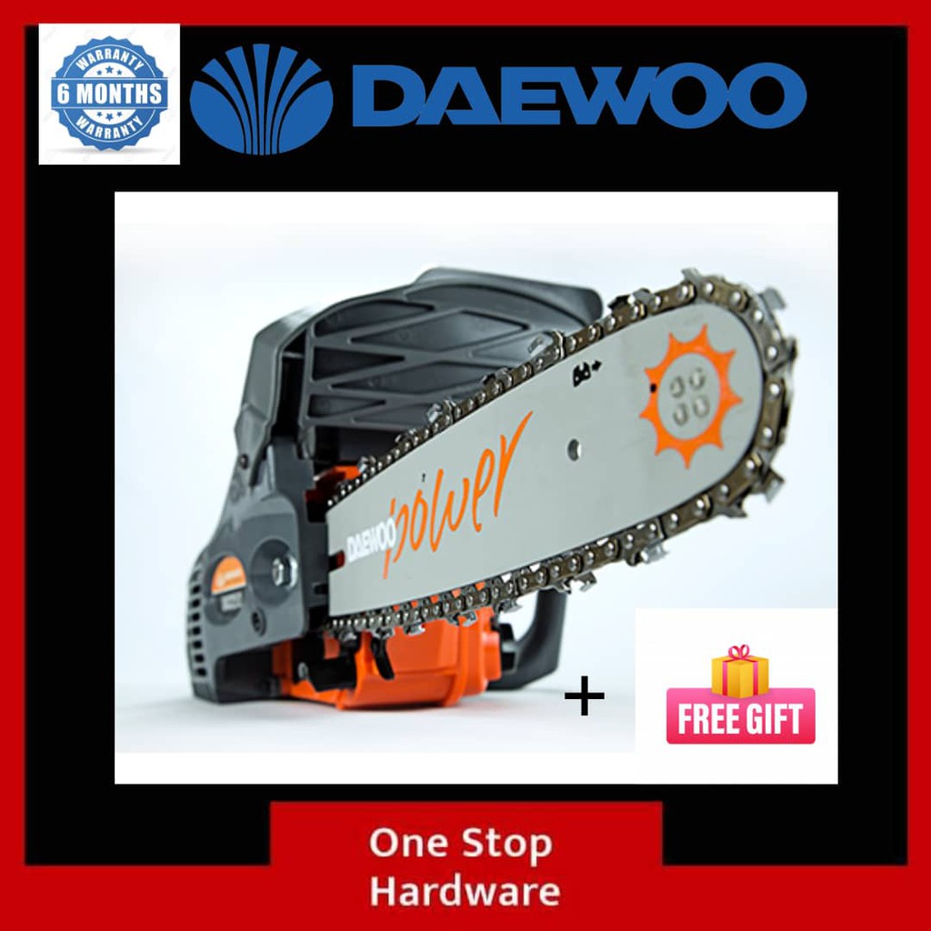 Original Korea DAEWOO Chainsaw 12” Gasoline DACS2512 (25CC) | Shopee ...