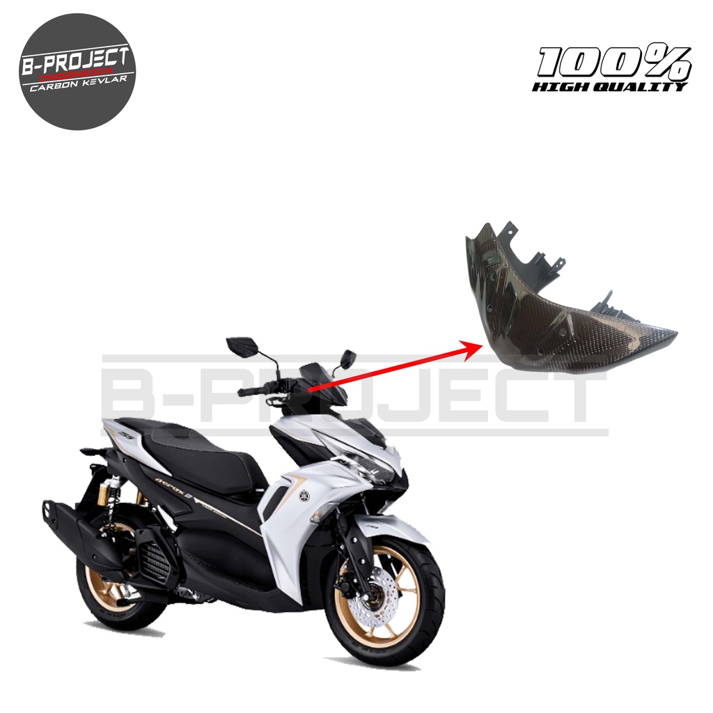Yamaha Aerox 2021 Real Carbon Handlebar Cover | Shopee Malaysia