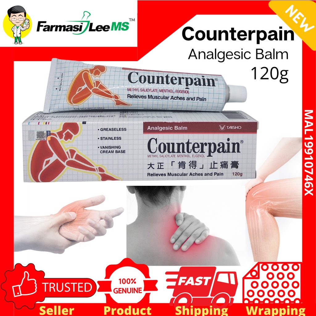 Counterpain Analgesic Balm 120g (Exp 10/2025) | Shopee Malaysia