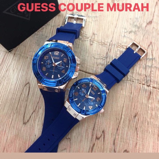 Jam tangan pasangan Jam tangan mewah Guess Couple Murah | Shopee Malaysia