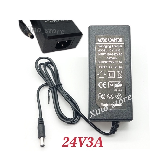 24V 3A /24V 4A / 24V 5A / 24V 6A AC To DC Power Adapter AC/DC Adapter ...