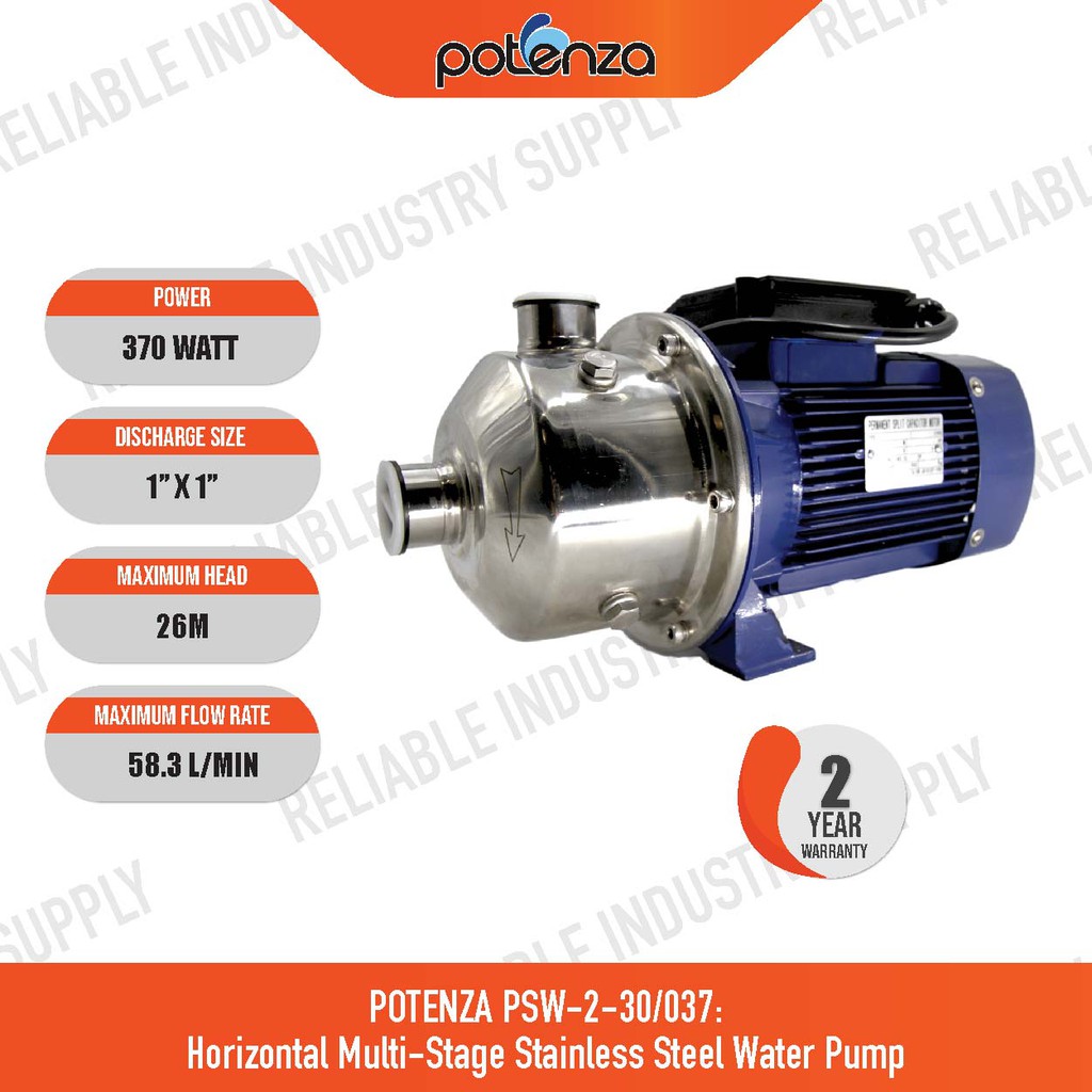 Potenza Horizontal Multi Stage Water Pump/ Household Water Pump/ Water ...