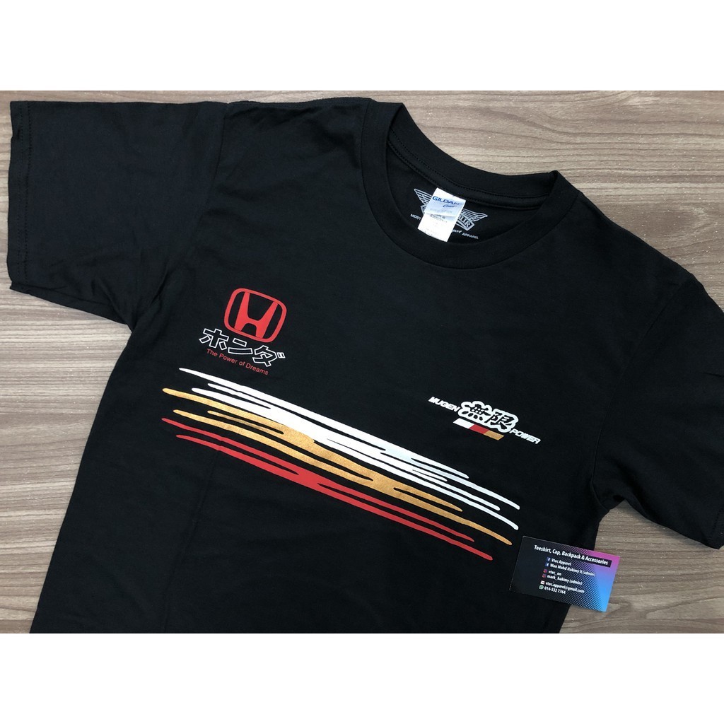 Honda Mugen Power Exclusive *D12 (Black Tshirt) | Shopee Malaysia