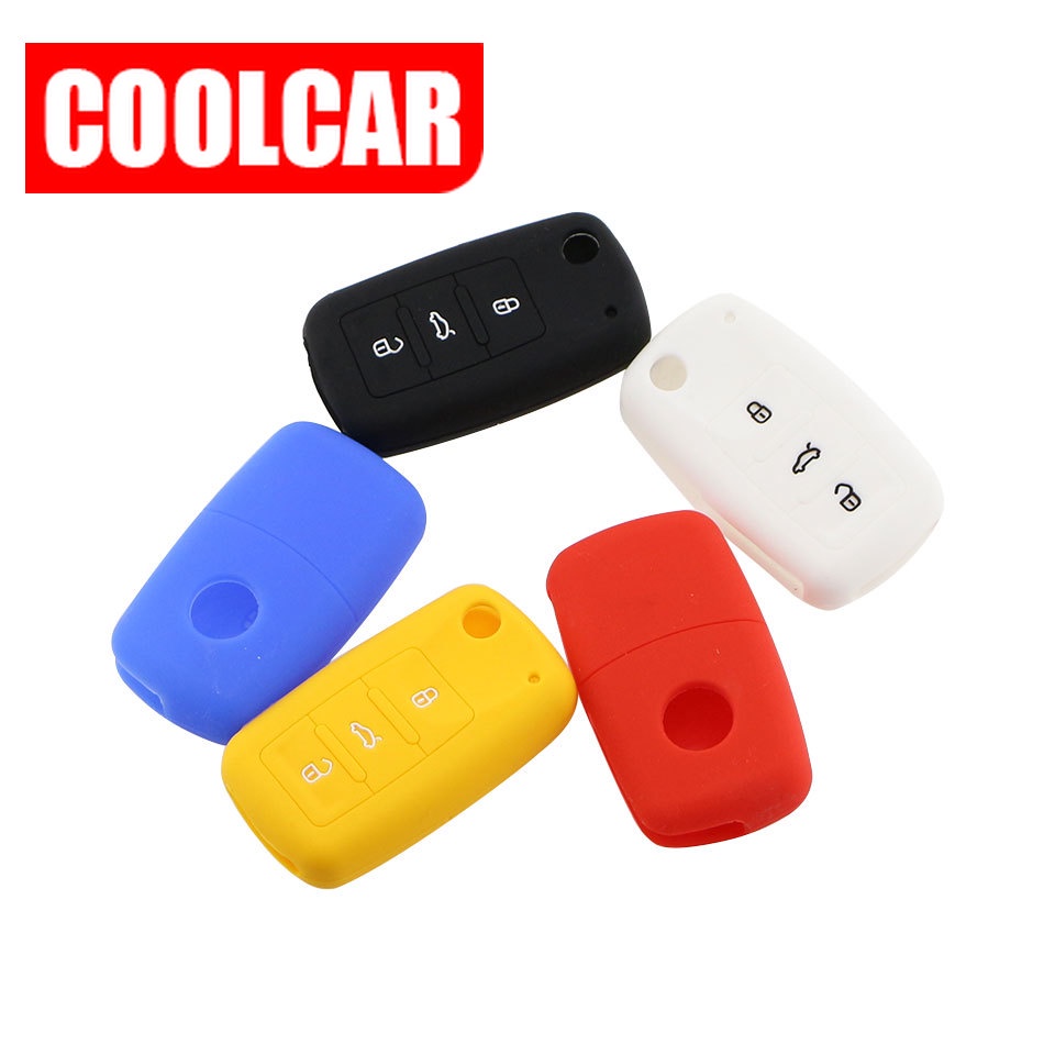 Silicon Car 3 Button Remote Key Case Cover Holder Protector For ...