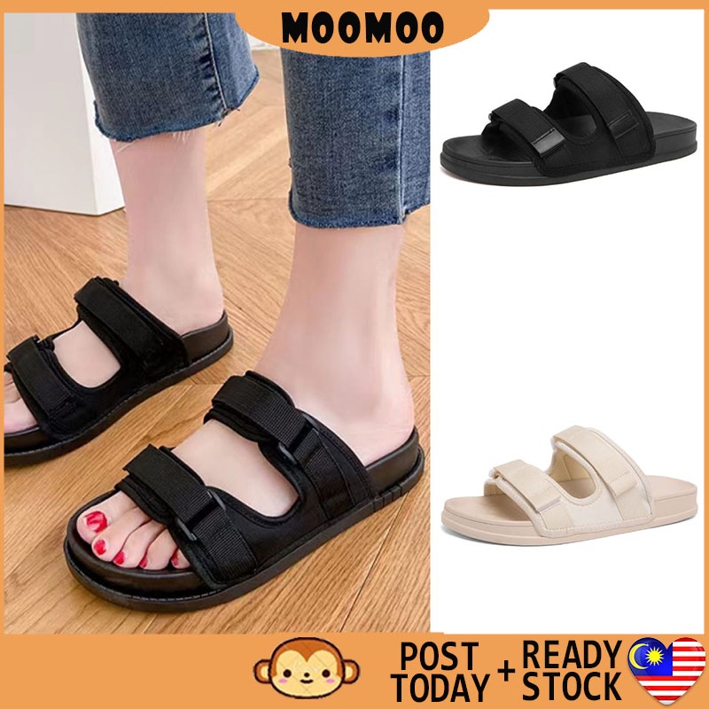 READY STOCK MOOMOO Men Women Sandals Mountain Soft Soles Beach Shoes ...