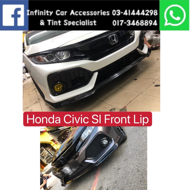 Honda Civic FC SI Bumper Front Lip Diffuser | Shopee Malaysia