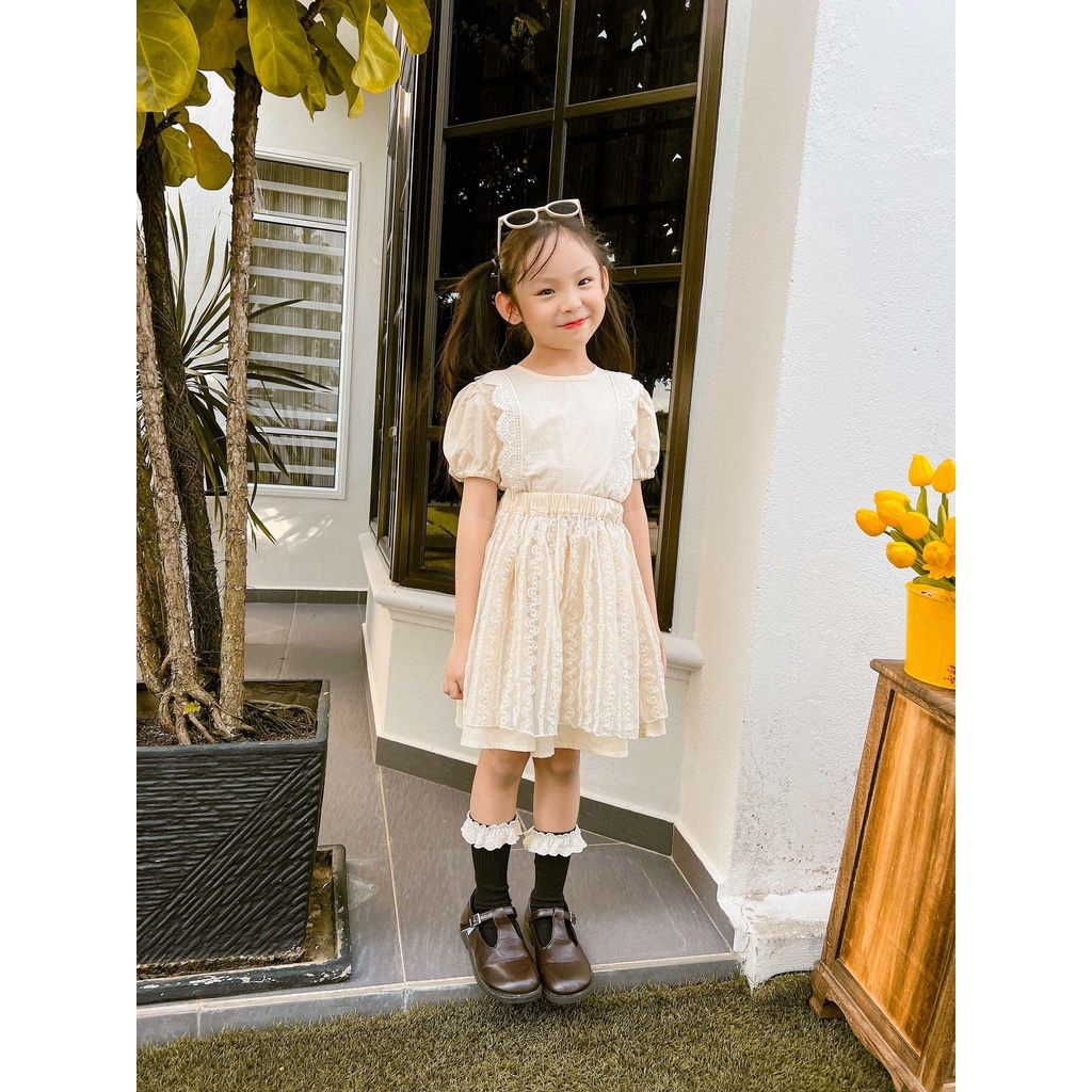 2 Ways Creamy Dress Lacey | Shopee Malaysia