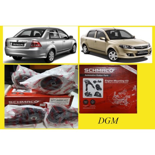 Schmaco Engine Mounting Kit for Proton Saga BLM FL FLX 1.3 Auto ...
