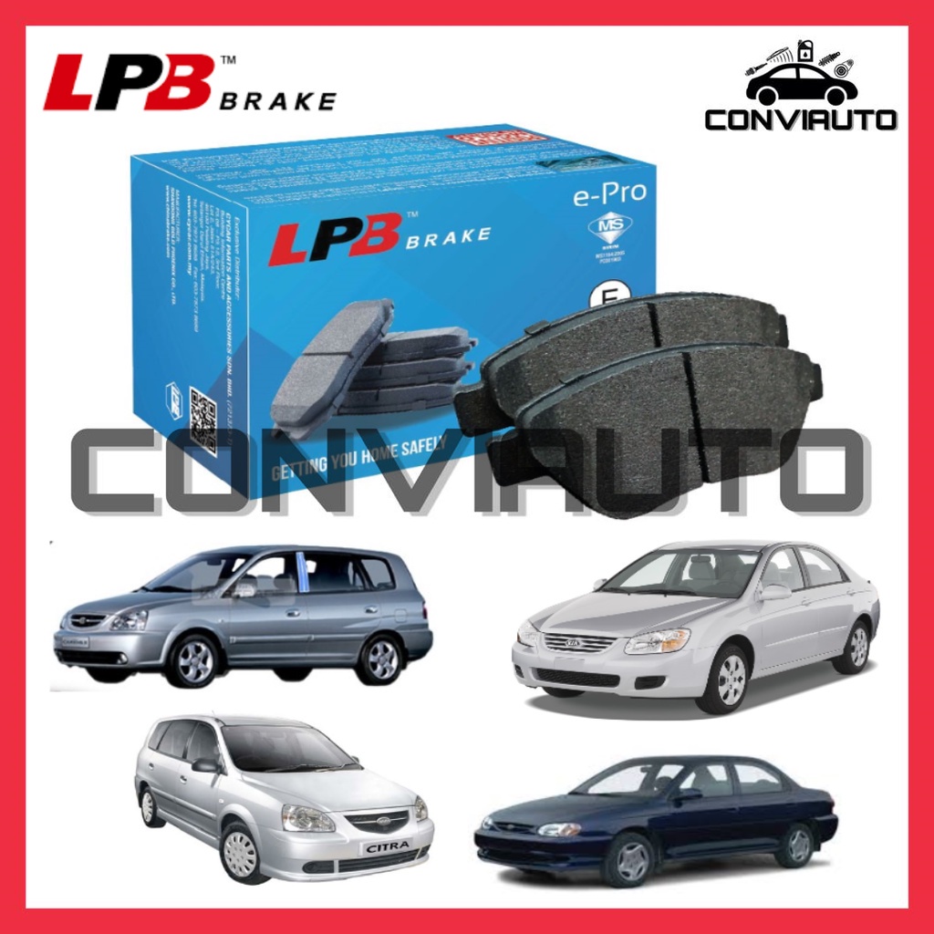 KIA SPECTRA SEPHIA CARENS 2 NAZA CITRA REAR LPB DISC BRAKE PAD (A03370 ...
