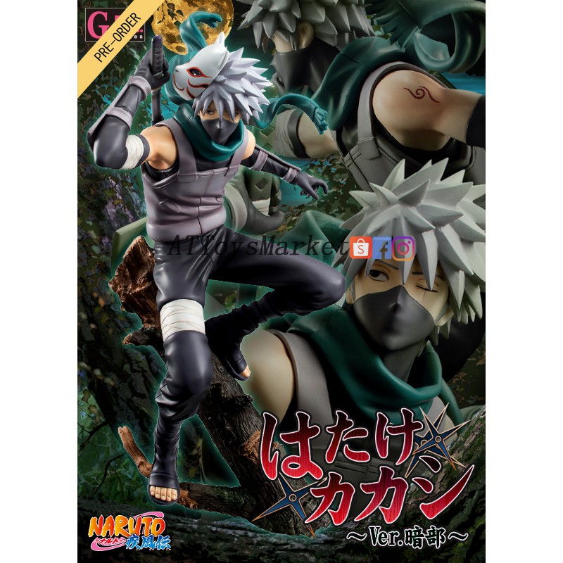 -Original-MEGAHOUSE G.E.M. NARUTO HATAKE KAKASHI Ver. Anbu | Shopee Malaysia