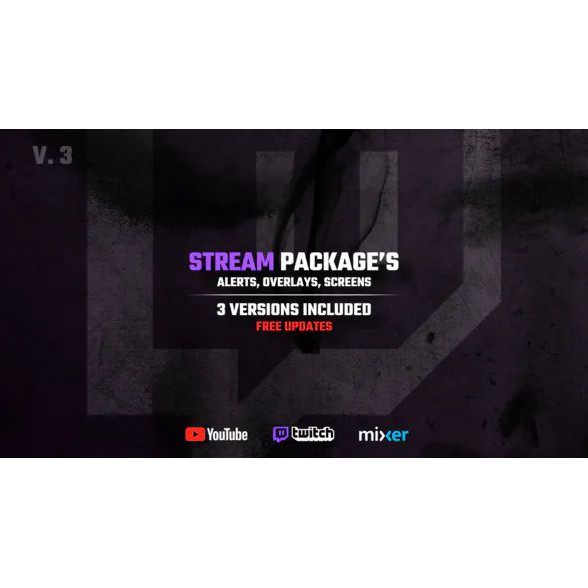 Stream Packages Alerts, Overlays, Screens V3, Stinger Transitions ...