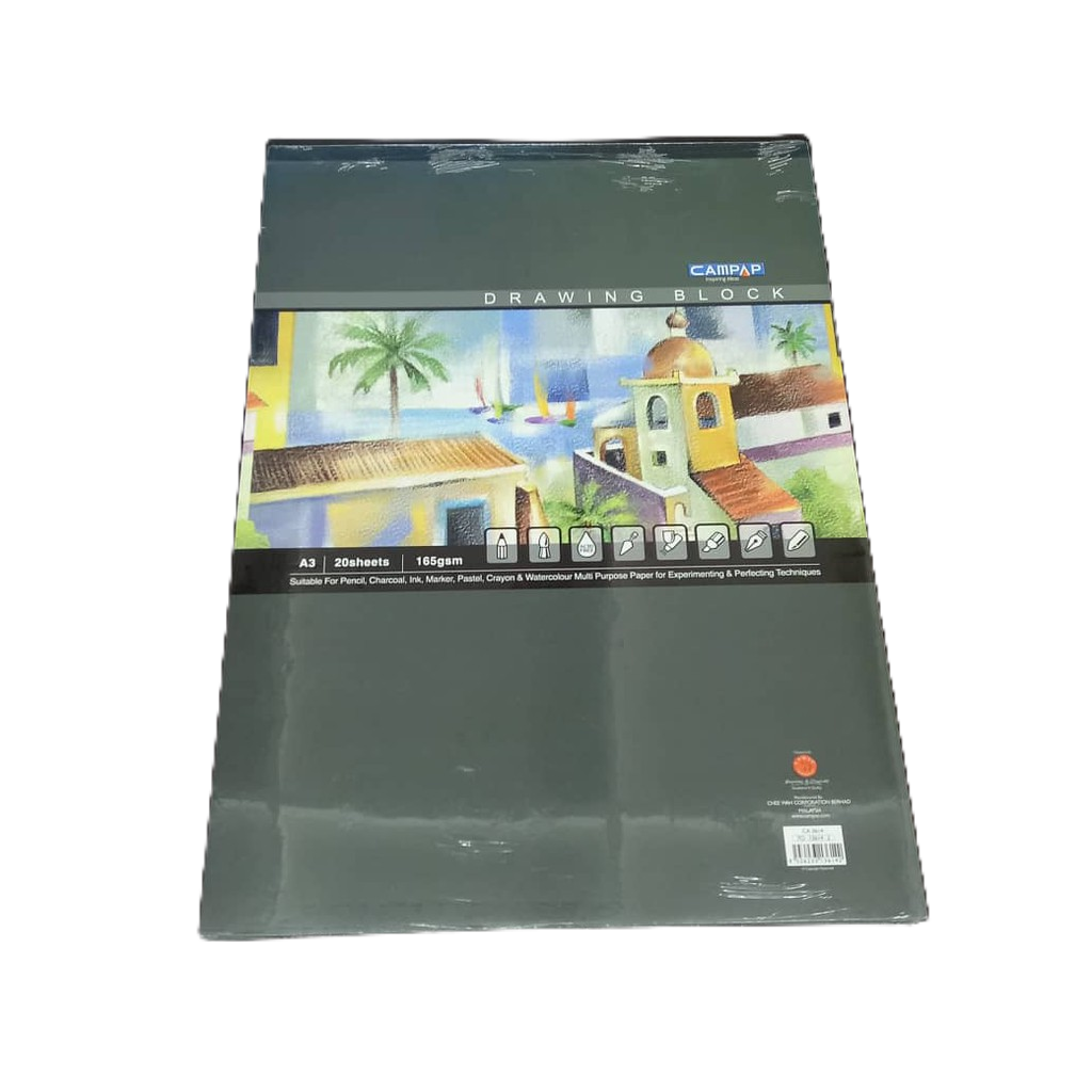 Campap A3 Drawing Paper 20's 165Gsm (CA 3614) | Shopee Malaysia