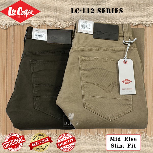 ( STOCK CLEARANCE ) [ LEE COOPER ] MEN'S CLASSIC JEANS SLACK STRETCHABLE MID RISE SLIM FIT / LC ...