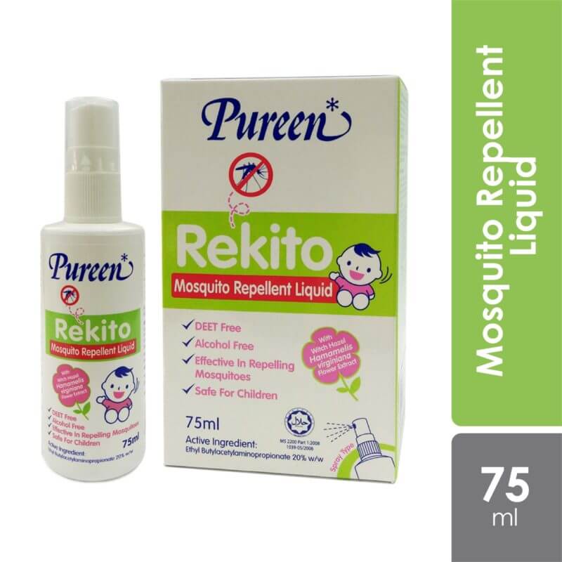 Pureen Rekito Mosquito Repellent Liquid (75ml) | Shopee Malaysia