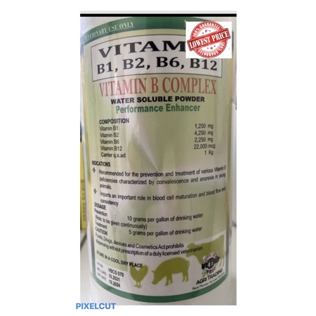 VITAMIN B-COMPLEX WATER SOLUBLE 1KGS/FOR ANIMALS/ | Shopee Malaysia