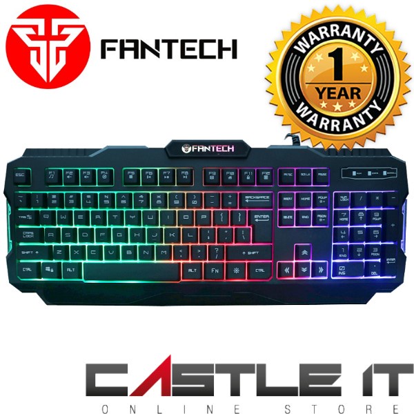 FANTECH K511 Hunter Pro Backlit Gaming Keyboard Multimedia 19-Key Anti ...