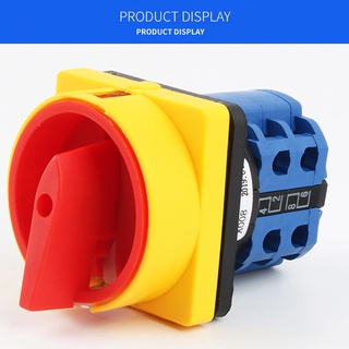 20A OFF-ON 4 Poles Disconnect Isolator Switches LW26GS CA10 48X48mm ...