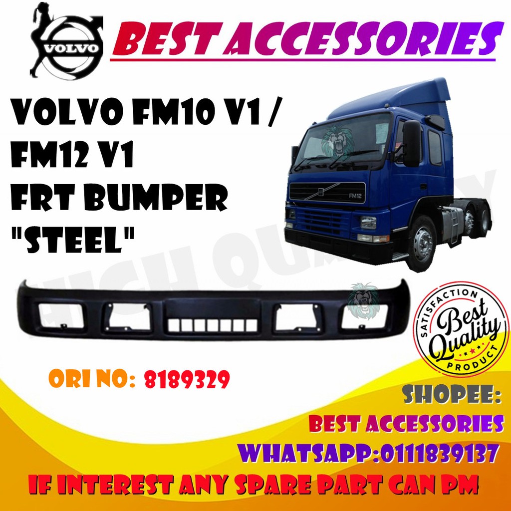 VOLVO FM10 V1 / FM12 V1 FRONT BUMPER STEEL HIGH QUALITY (ORI NO ...