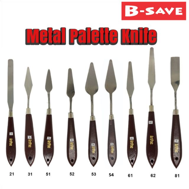 Artpac Artist Painting Metal Palette Knife / Stainless Steel Palette Knives / Oil Paint Spatula ...