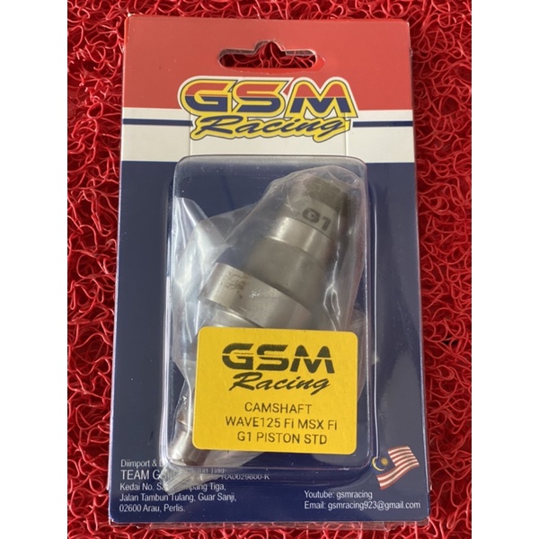 GSM RACING CAMSHAFT WAVE125 Fi / MSX Fi | Shopee Malaysia