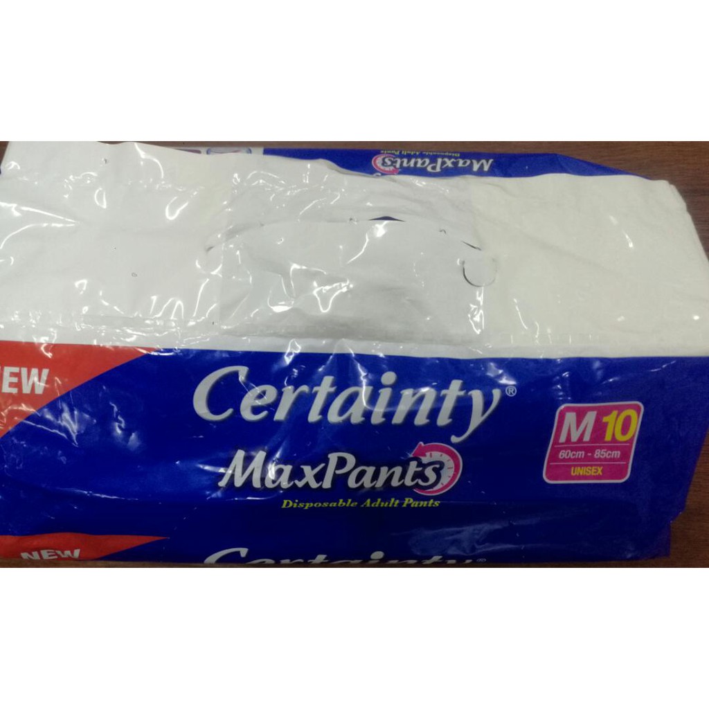 CERTAINTY MAXPANTS DISPOSABLE ADULT DIAPERS PANTS | Shopee Malaysia