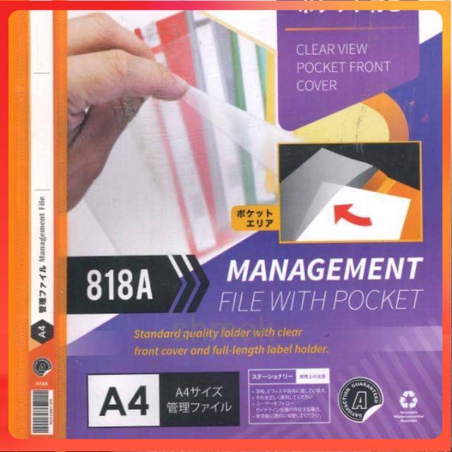 APLUS FAIL PENGURUSAN / 818A management file with pocket ( A4 ...