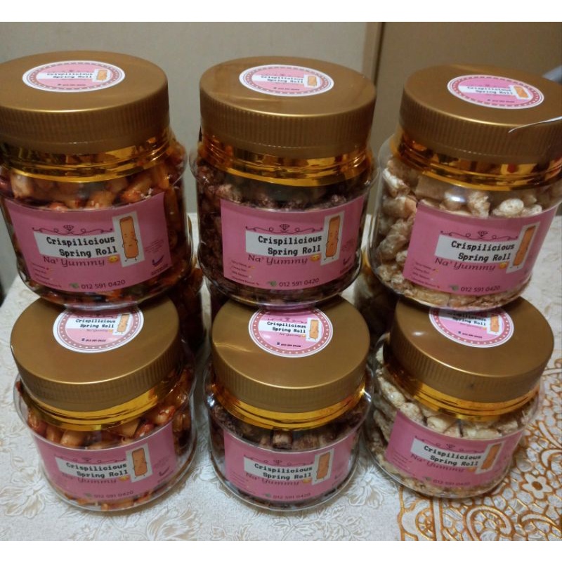 Popia Premium Crispy Berperisa Sedappp[Spicy-Honey&Nuts/Cheese/Milk ...