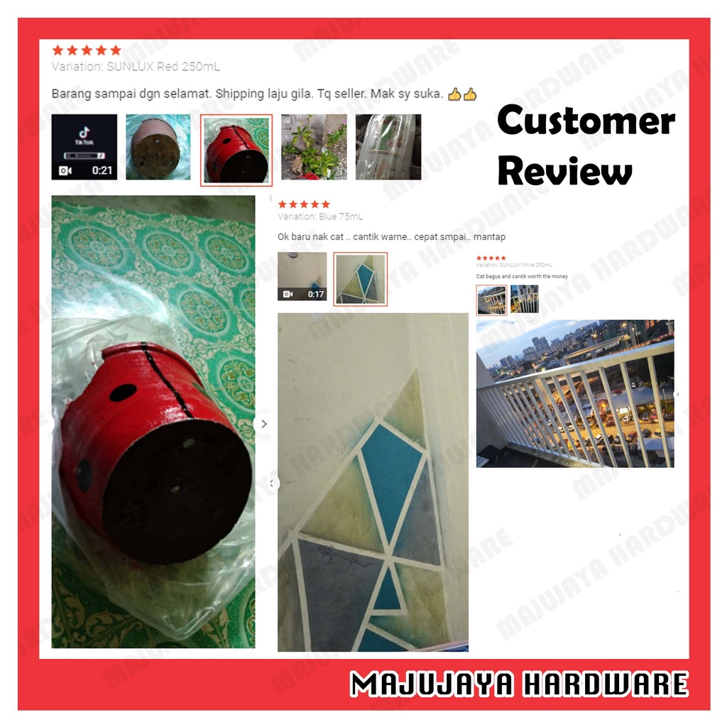 DUA KANCIL SUNLUX Cheapest Gloss Paint Metal Wood Plastic Aluminum ...