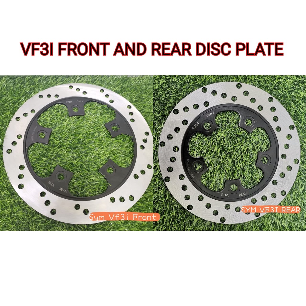 SYM VF3i VF3 PIRING DISC DEPAN BELAKANG REAR & FRONT DISC PLATE ...