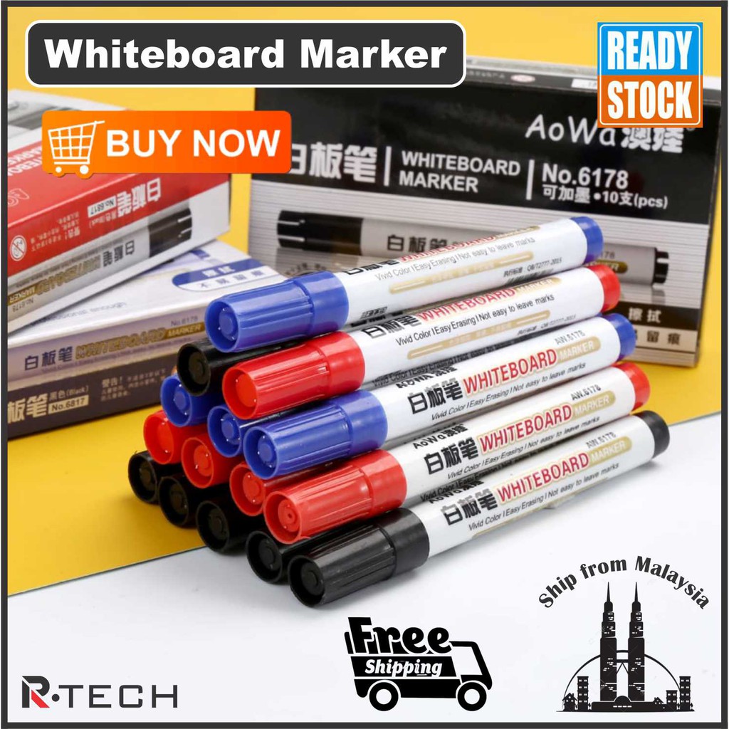 [Ready Stock M'sia] AOWA Whiteboard Marker | Shopee Malaysia