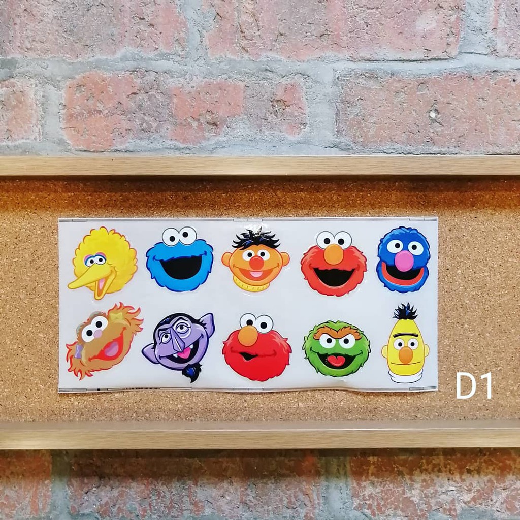 PVC Stickers - Elmo Snoopy Stitch Lion King | Shopee Malaysia