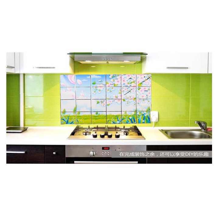 70cn*45cm Kitchen Anti-Oil Waterproof Wallpaper Stickers/wallpaper ...