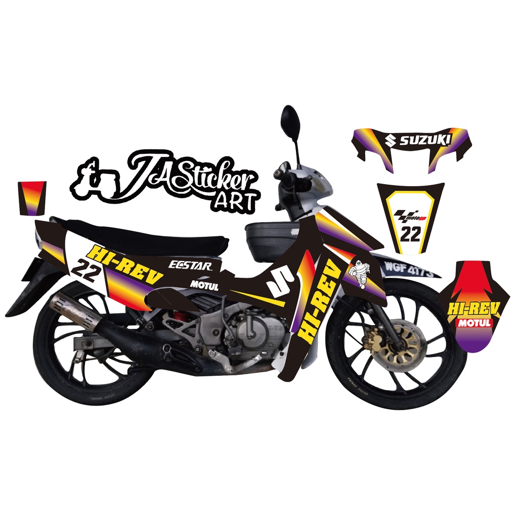 MOTOR STICKER RGV SUZUKI FULL BODY | Shopee Malaysia