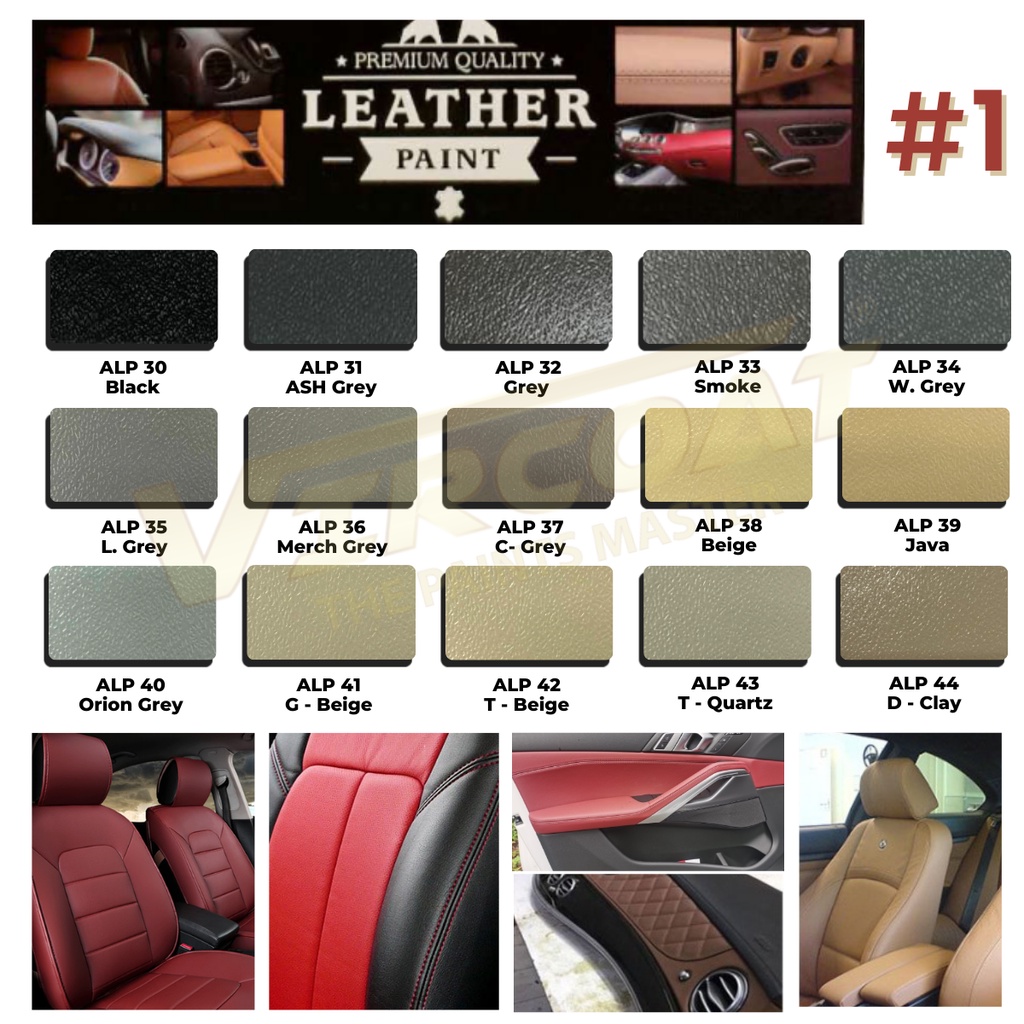Vircoat Aikka Leather Paint Spray/Aerosol Spray Leather Paint for ...