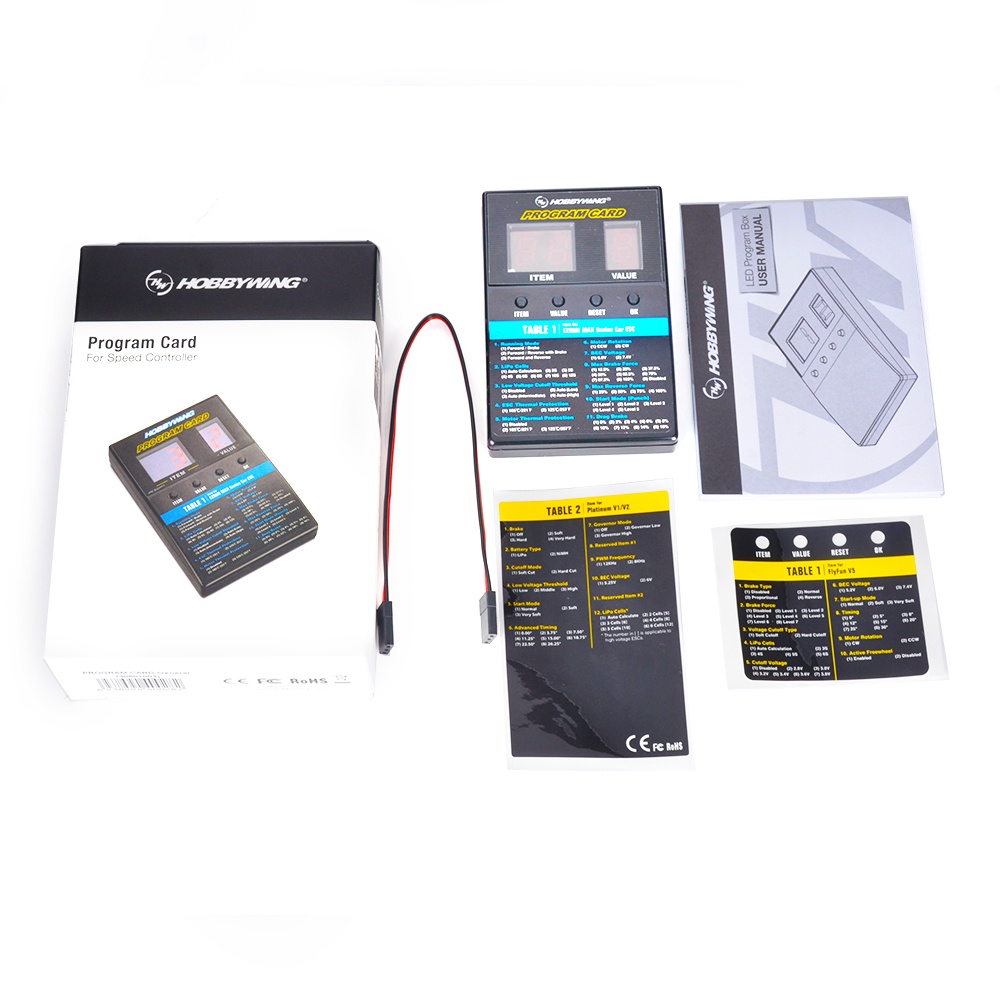 RC Car Parts Hobbywing LED PC2C Version2.0 ESC Electronic Speed ...