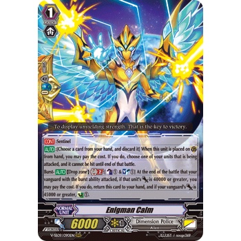 Cardfight Vanguard V-SS09 V-SS09/090EN Enigman Calm Dimension Police RRR (English) | Shopee Malaysia