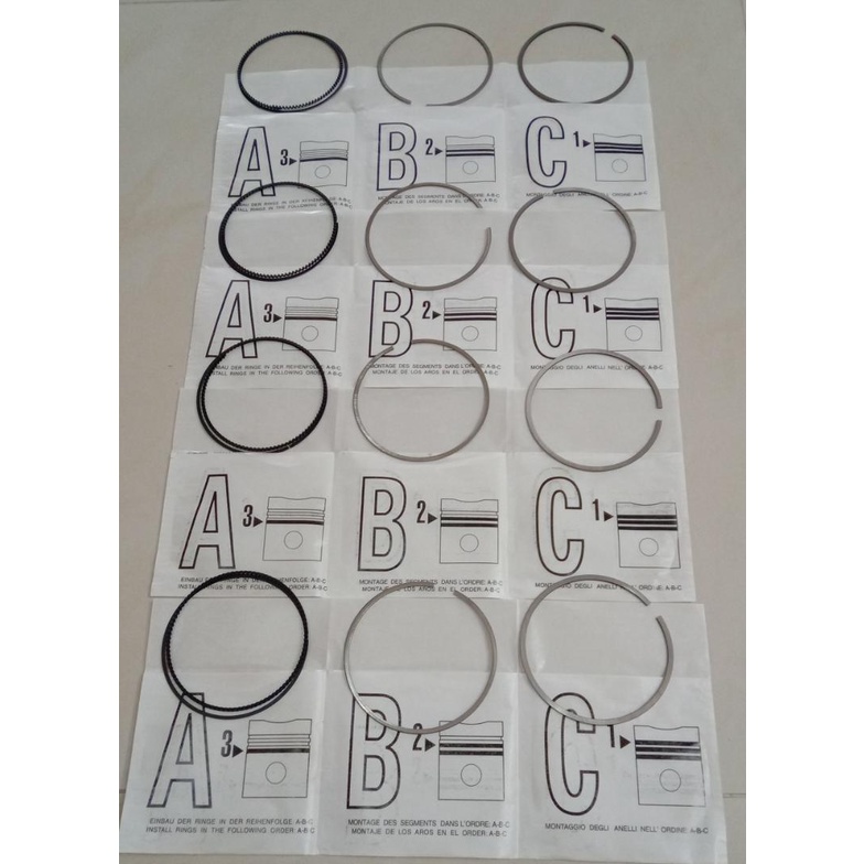 2710300124 PISTON RING SET M271 KOMPRESSOR ENGINE MERCEDES W203 W204 ...