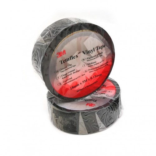 3M Temflex Vinyl Electrical PVC Black Tape (10pcs) | Shopee Malaysia