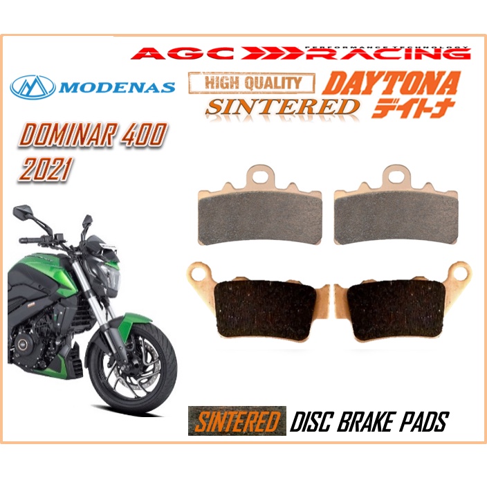 MODENAS DOMINAR 400 2020 BRAKE PADS SINTERED LONG LIFE TOP QUALITY ...