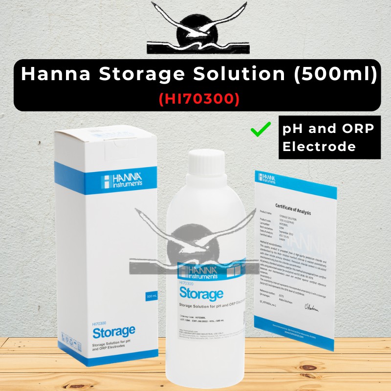 Hanna Storage Solution HI70300 pH and ORP Electrodes 500ml | Shopee Malaysia