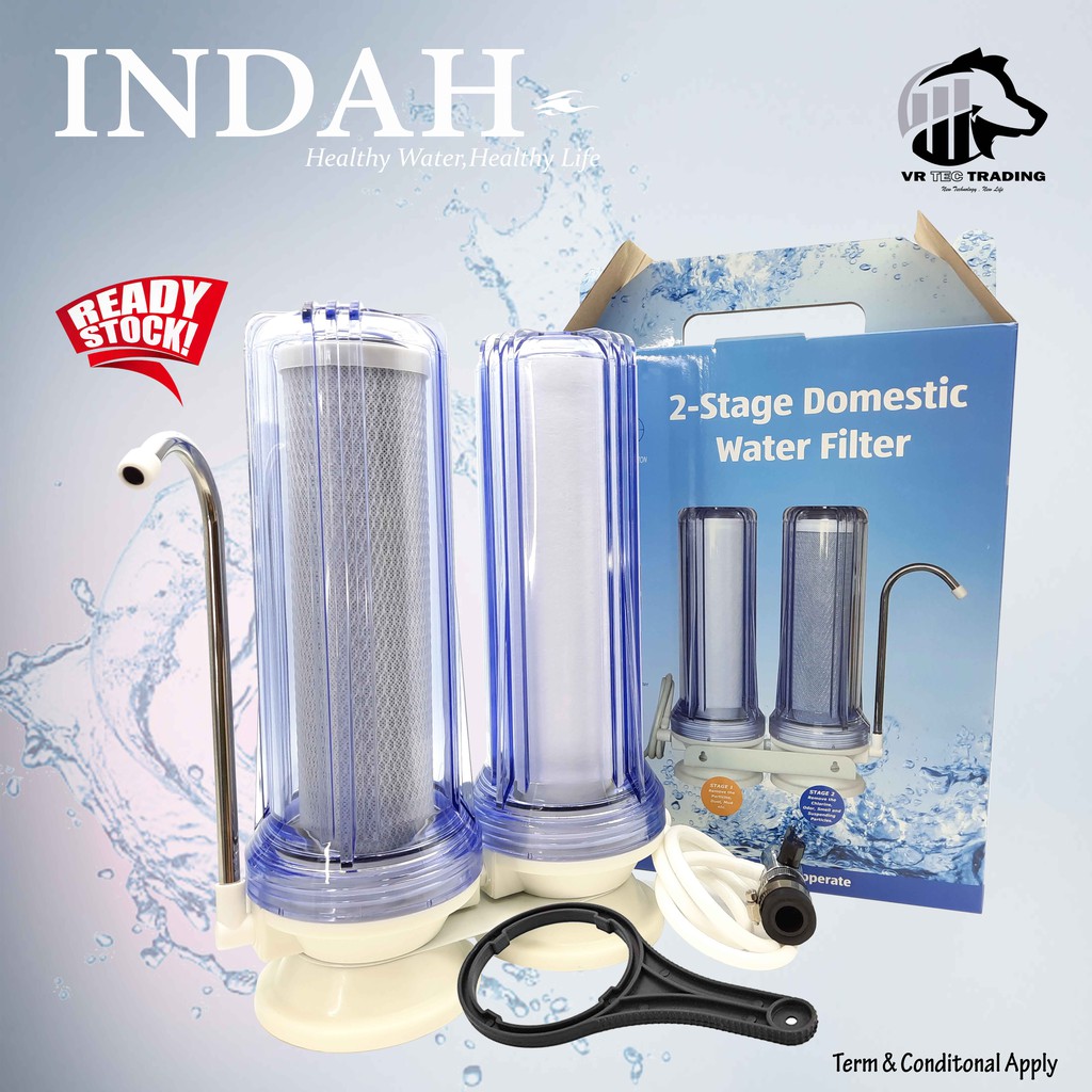 🇲🇾 Ready Stock 💕 Double Water Filtration System - Double Filter Set ...