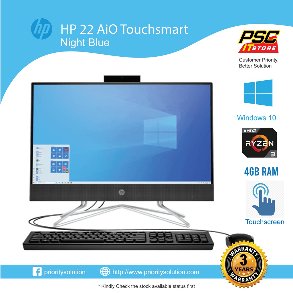 HP Desktop 22 All In One Touchsmart | Shopee Malaysia