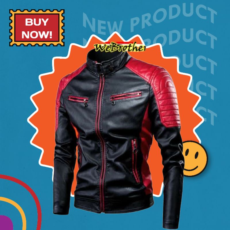ready stock smart jacket leather motorcycle | Shopee Malaysia