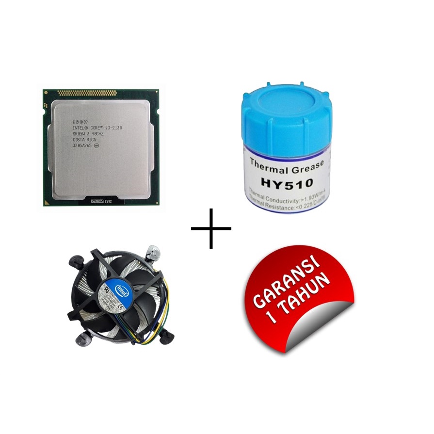 Processor Intel Core I3 2130 Socket 1155 Fan Thermalpaste Shopee Malaysia