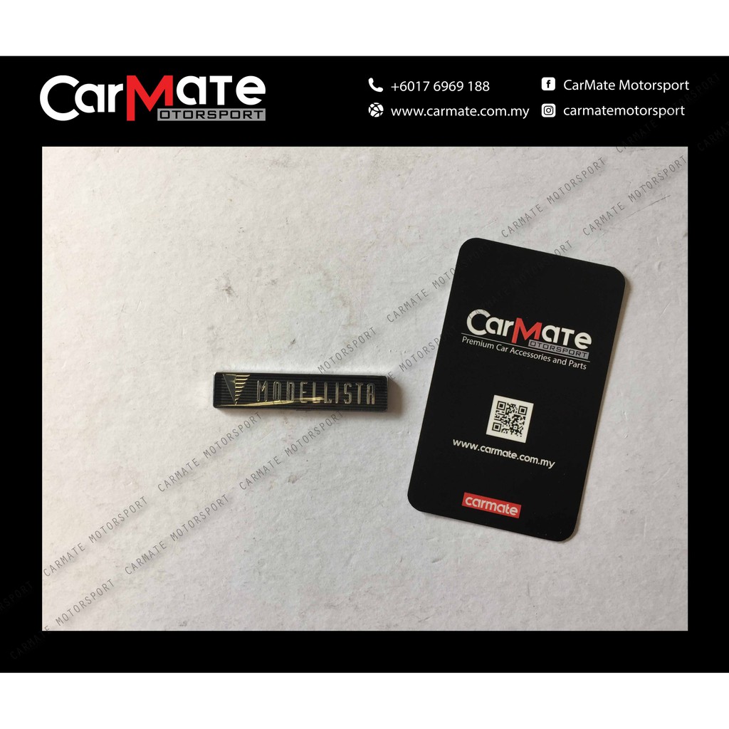 Modellista Skirting Logo Emblem Modelista Vellfire Alphard Wish Harrier ...