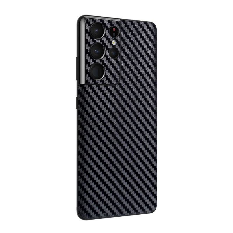 Carbon Fiber Decal Skin for Samsung Galaxy S22 S23 S24 Ultra Plus Back ...