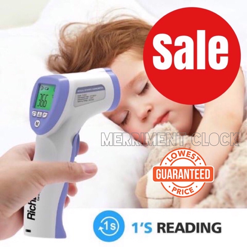 Digital Infrared Forehead Thermometer Gun Temperature Penembak ...